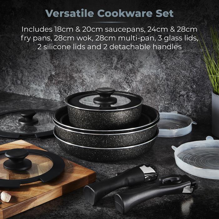 Tower Freedom precision Cookware Set. For every cooking task! - ShopOnTV