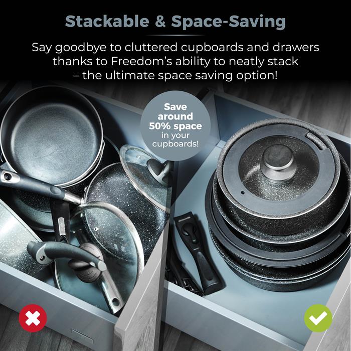 Tower Freedom precision Cookware Set. For every cooking task! - ShopOnTV